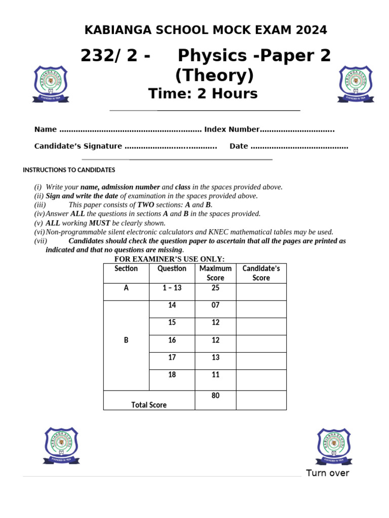 PHYS P2 | PDF | Electromagnetism | Physical Sciences