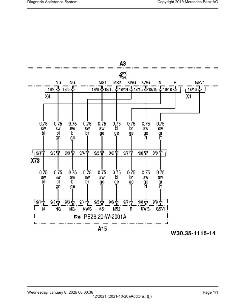 Actros Wiring Diagrams and Fault Codes | PDF