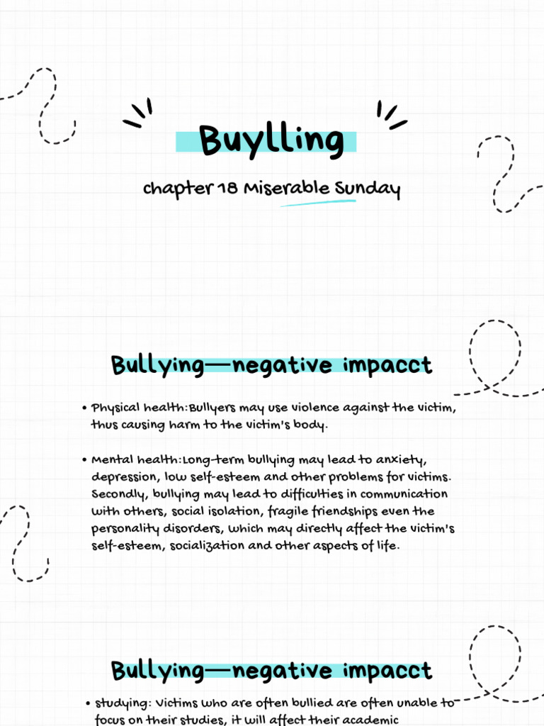 Chapter 18 Bullying | PDF