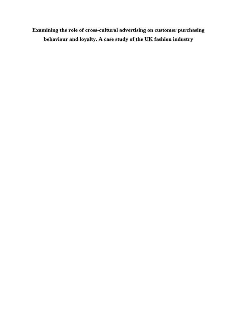 Basheera Dissertation - Chapter 2 and Chapter 3 | PDF | Consumer Behaviour | Behavior