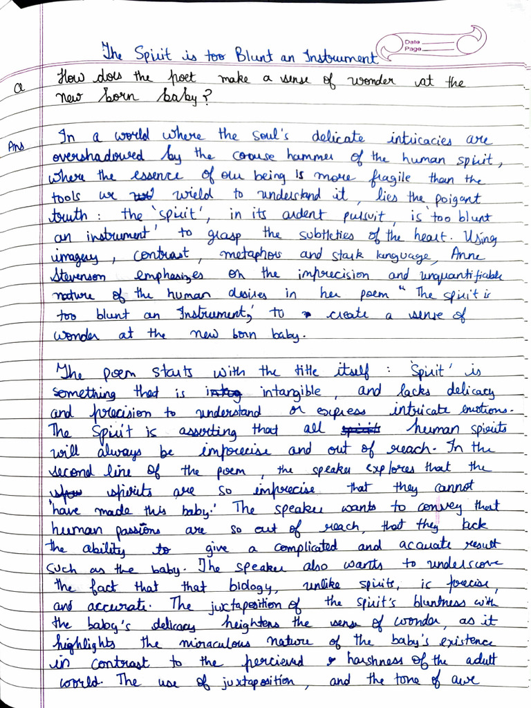 The Spirit Is Too Blunt An Instrument | PDF