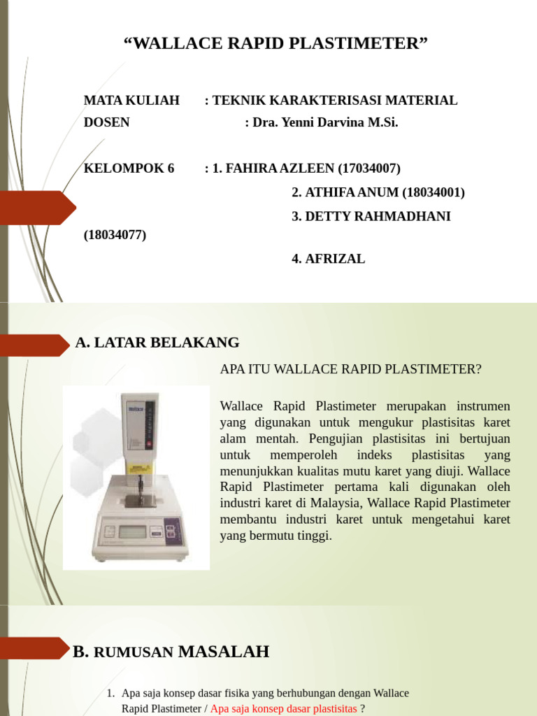 PPT_WALLACE RAPID PLASTIMETER | PDF