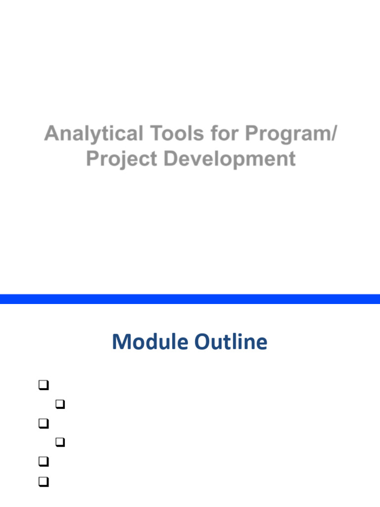 1 Analytical Tools | PDF | Analysis | Business