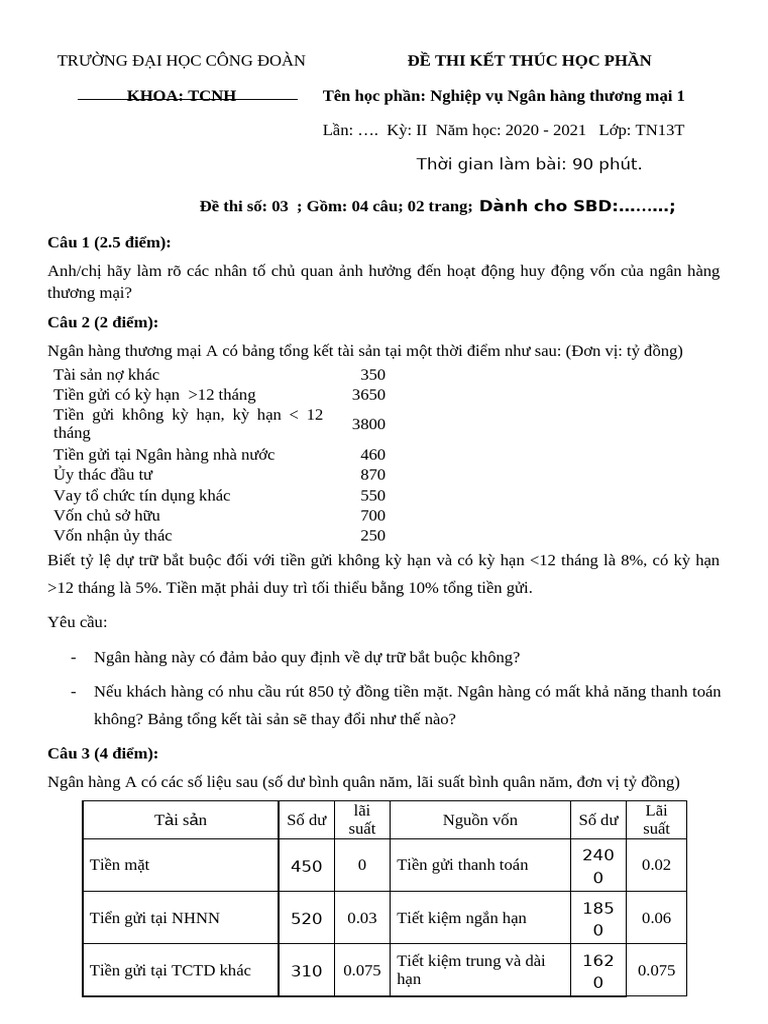 NHTM 1 - TN13T - 2021 | PDF