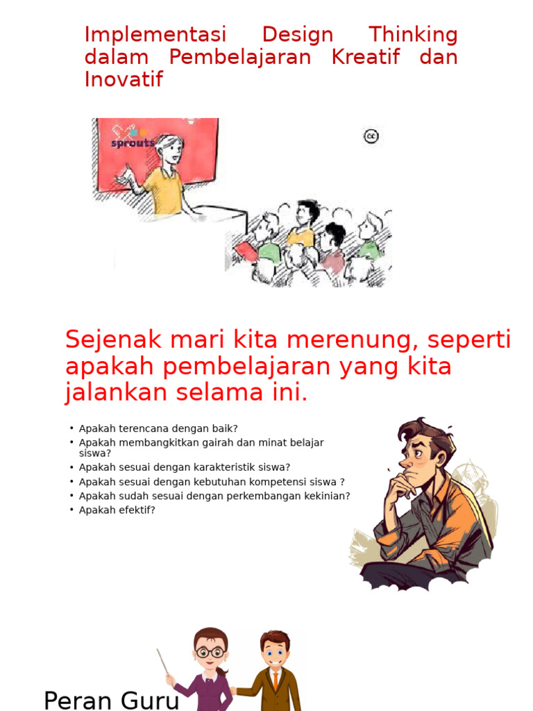 Implementasi Design Thinking Dalam Pembelajaran Kreatif Dan Inovatif Pdf