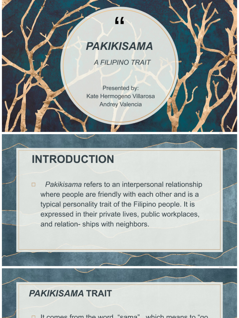 Pakikisama Report | PDF
