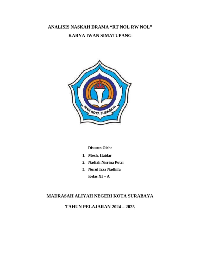 Analisis Naskah Drama Iwan Simatupang | PDF