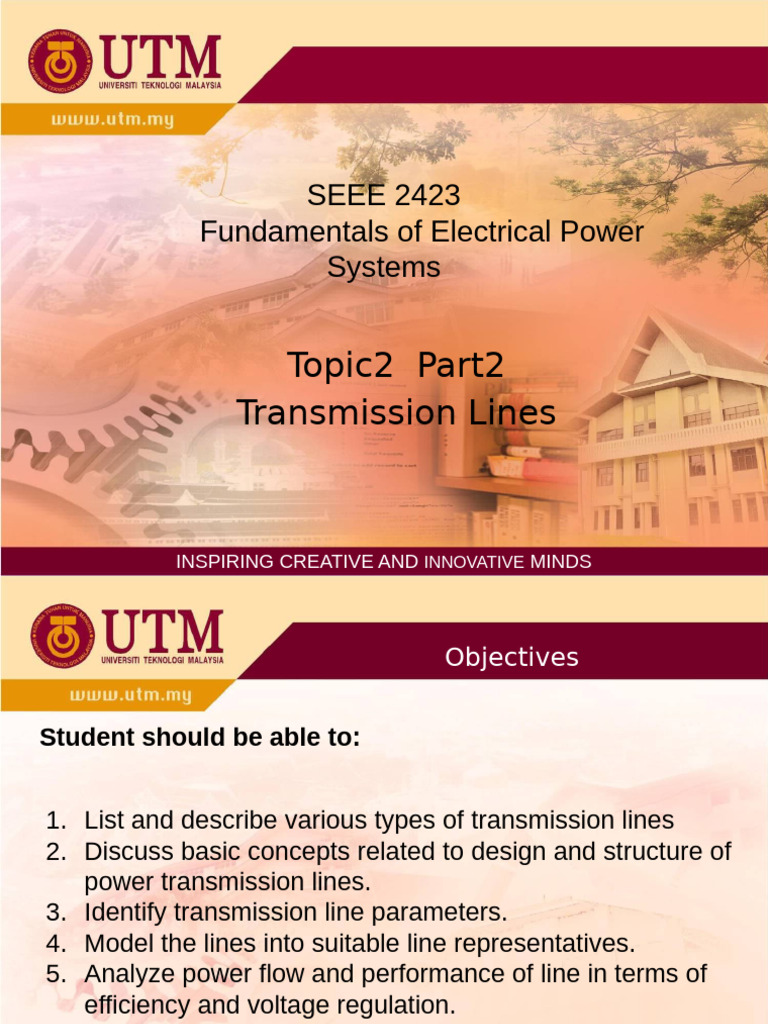 SEEE2423 Topic2 Part2 Transmission | PDF | Electric Power Transmission | High Voltage Direct Current
