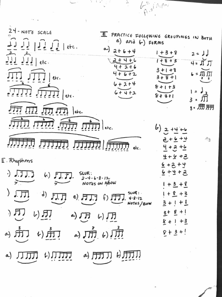 Violin Exercises For Drastic Improvement | PDF