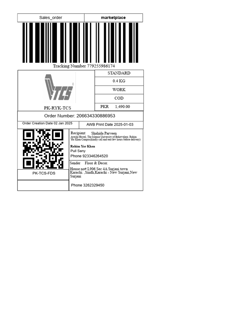 Daraz New Orders | PDF