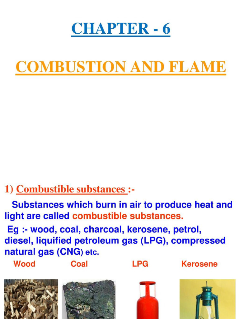 combustion & flame ppt | PDF