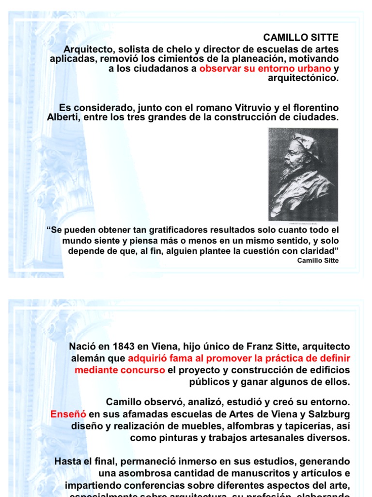 Camillo Sitte | PDF | Calle