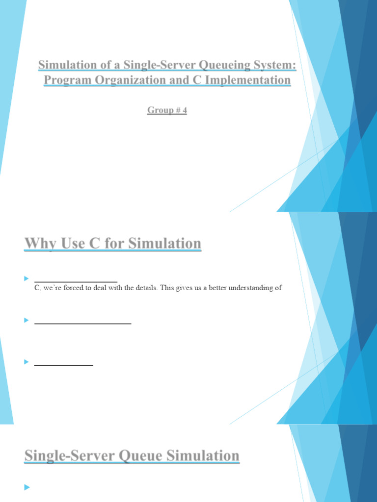 Simulation Updated Presentation Group 4 (Wasif) | PDF | Probability Distribution | Simulation