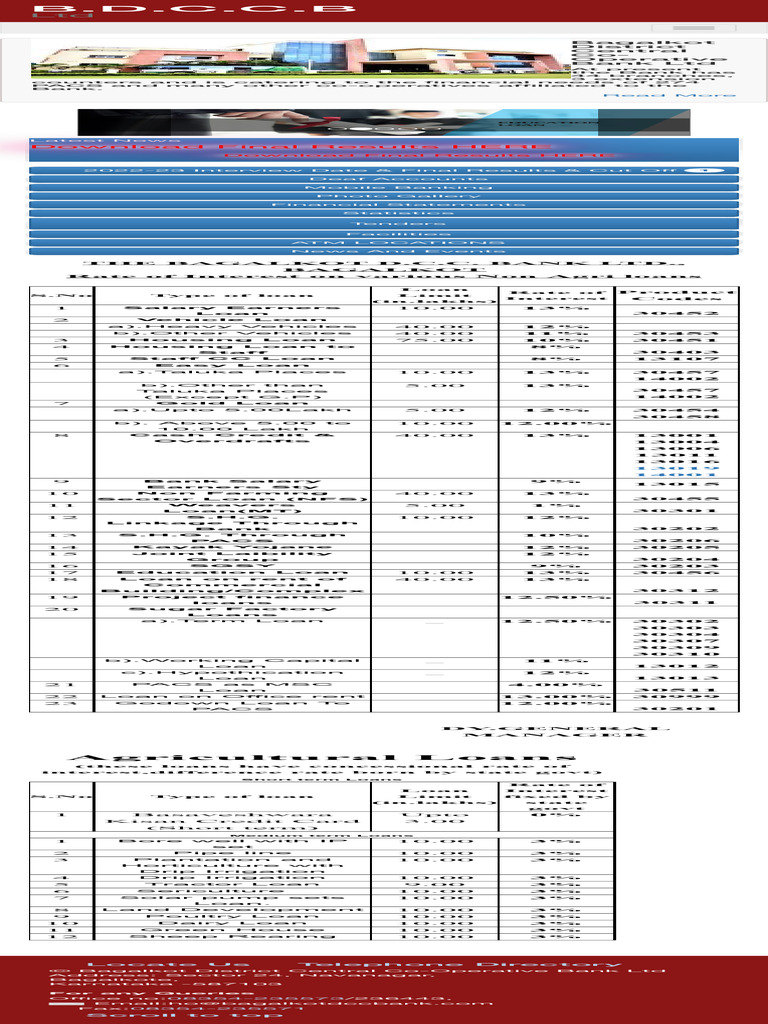 BDCC | PDF | Financial Services | Personal Finance