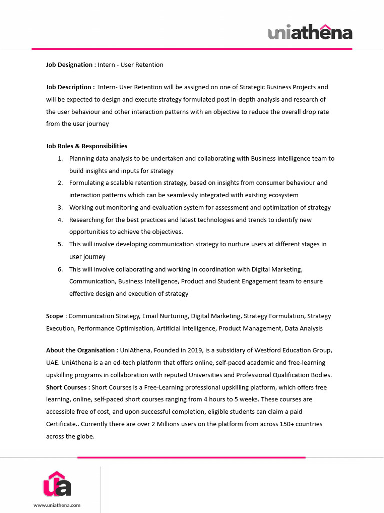 JD - Intern - UniAthena | PDF