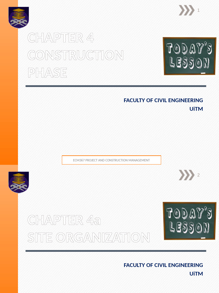Chapter 4a - Site Organization | PDF | Engineering | Knowledge