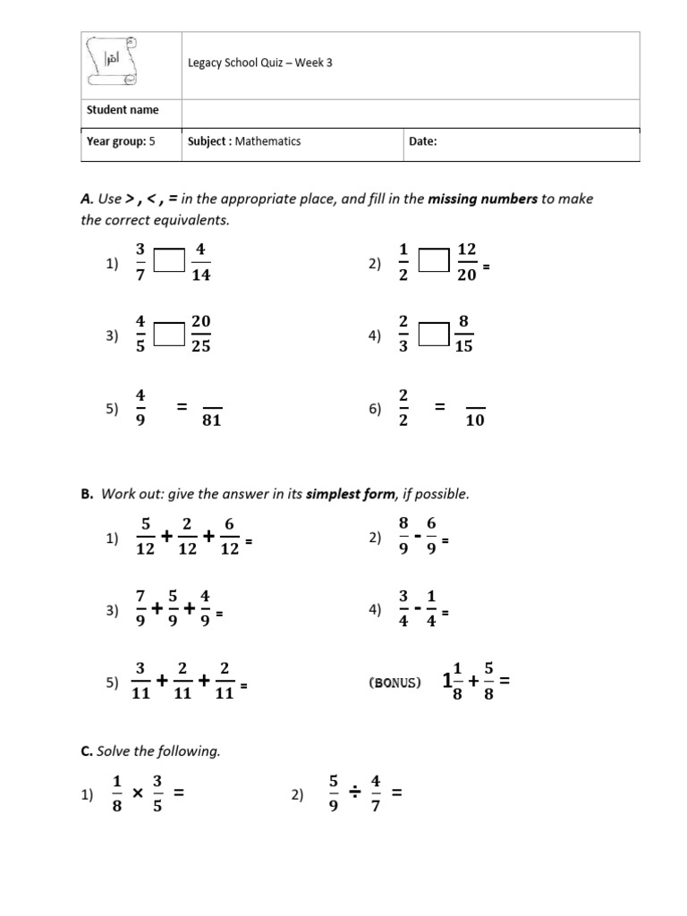 Wk3 test -(Y5) Summer course | PDF