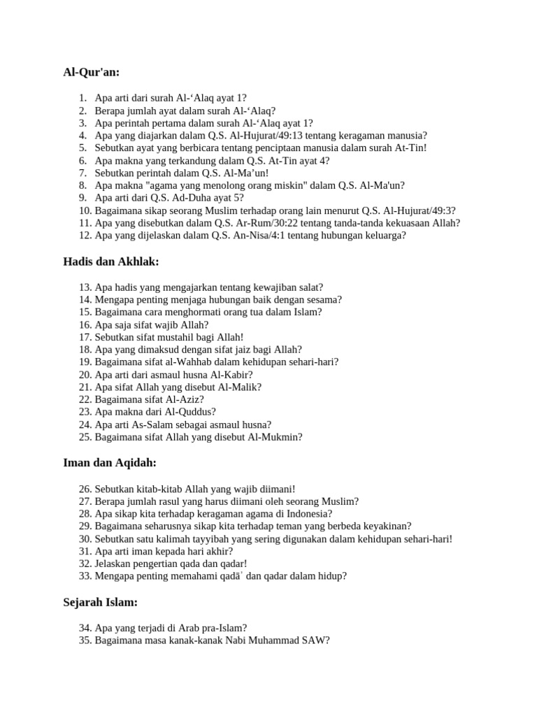 soal soal cca 1 | PDF