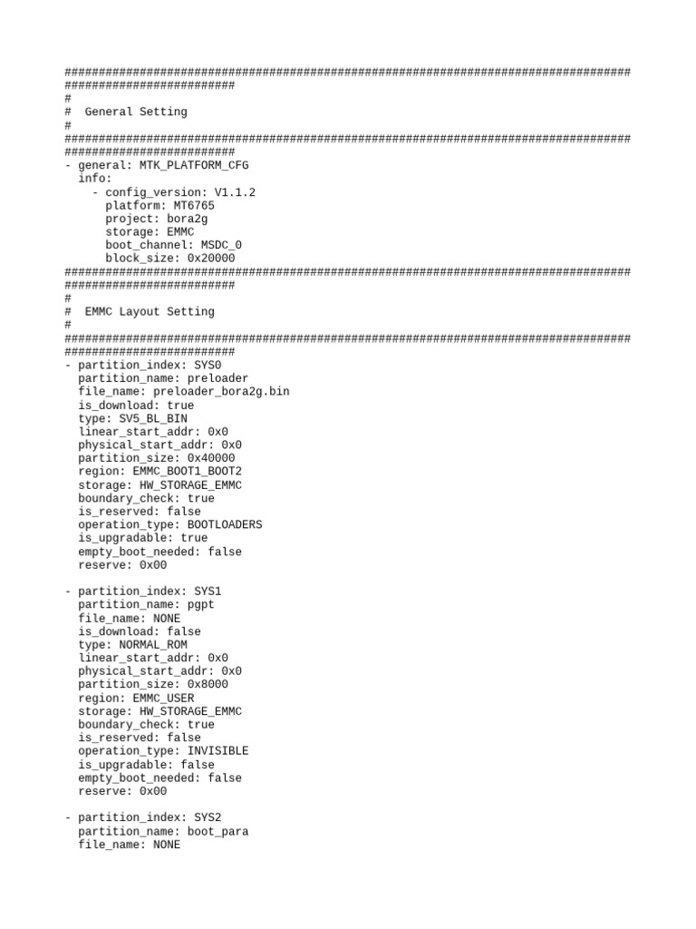 MT6765 Android Scatter | PDF | Data Management | Computing