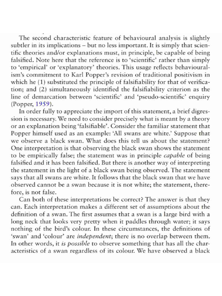 Behavioural Analysis | PDF