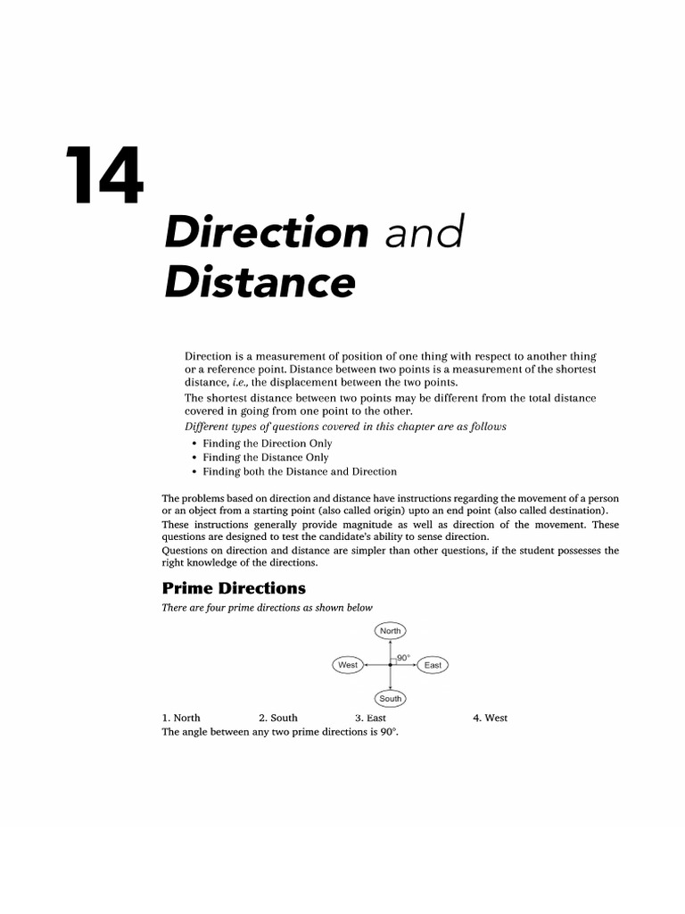 Arihant Direction Distance | PDF