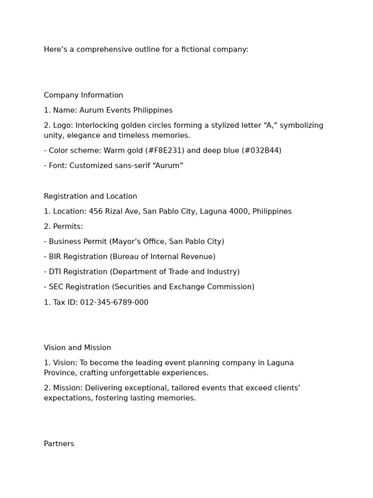 Company Creation | PDF | Business