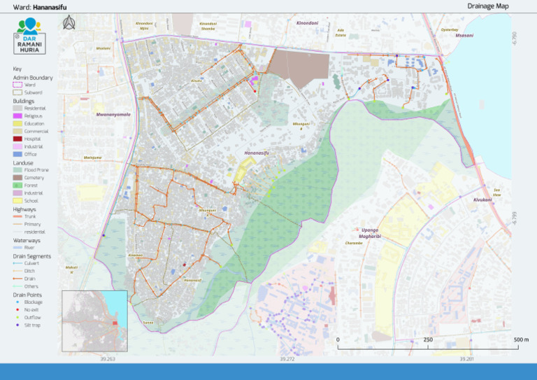 Hananasifu Drainage Map | PDF