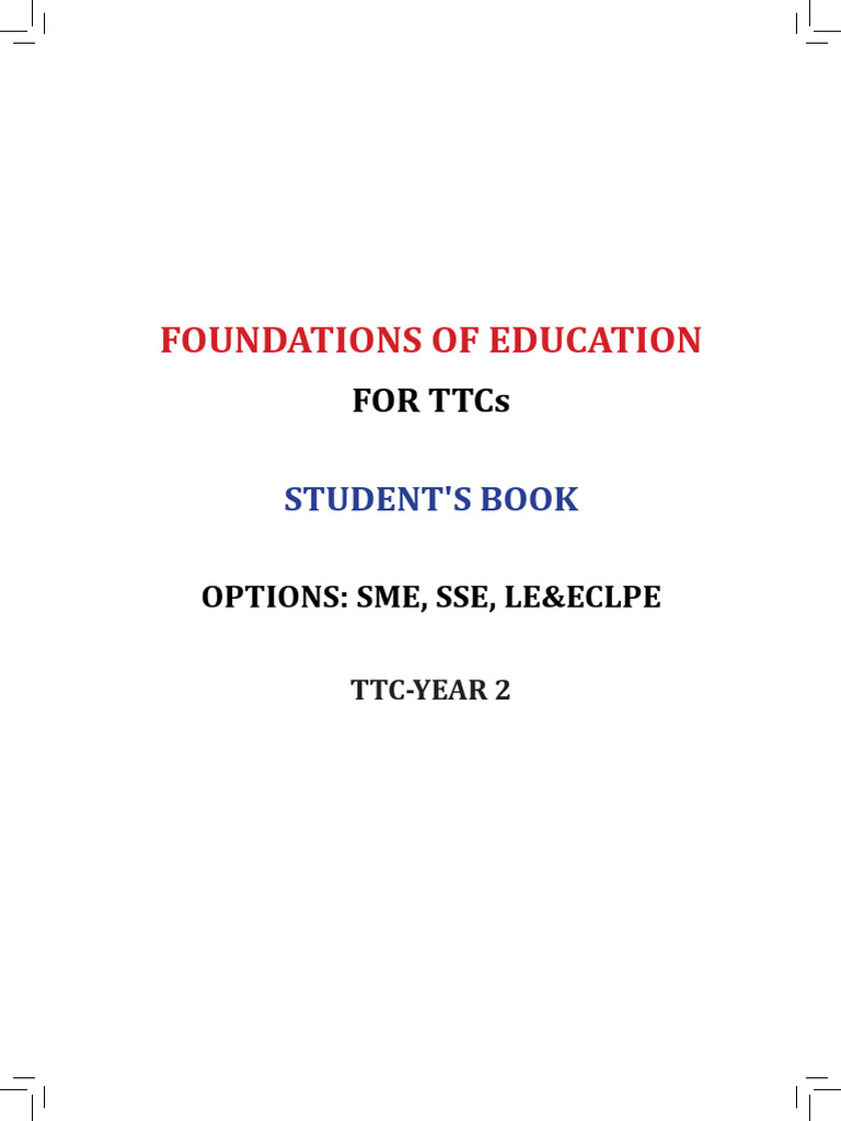 Year 2 Foundations of Education Guide | PDF | Educational Assessment ...