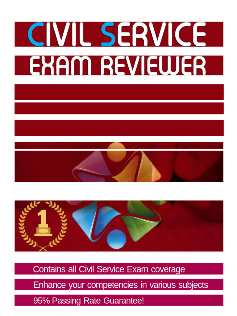 Civil Service Exam Reviewer For Professional and Sub Professional ...