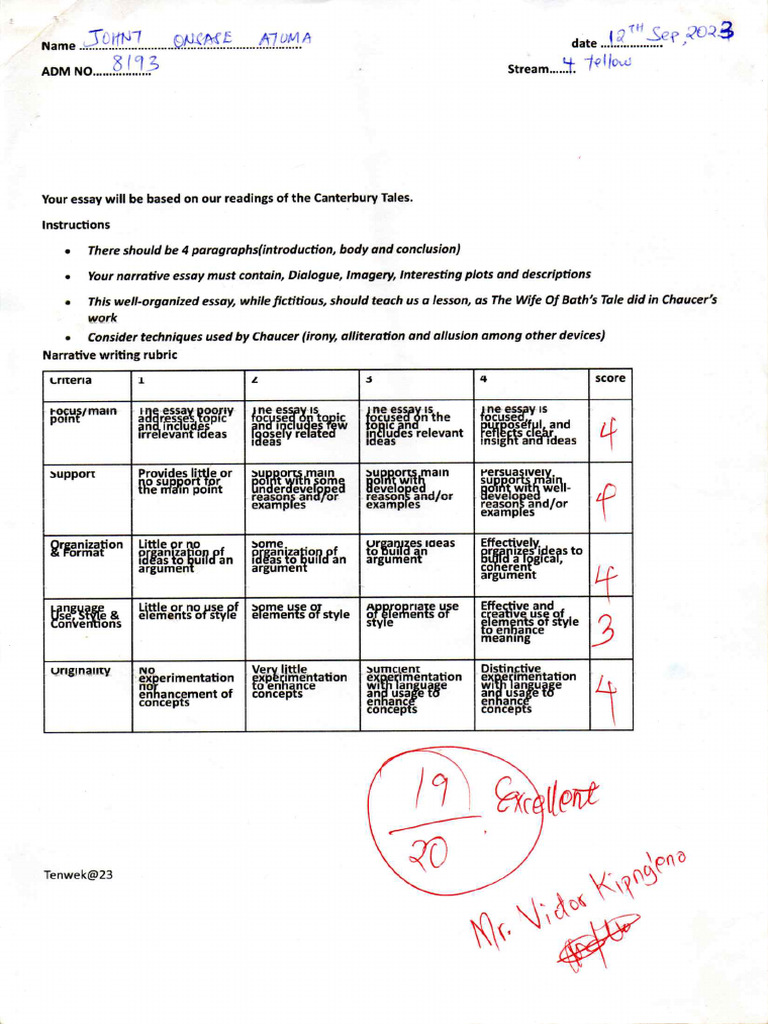 Johny Graded Paper | PDF