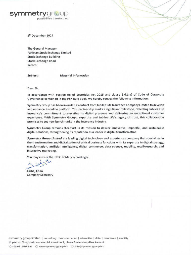 SYM Announcement | PDF