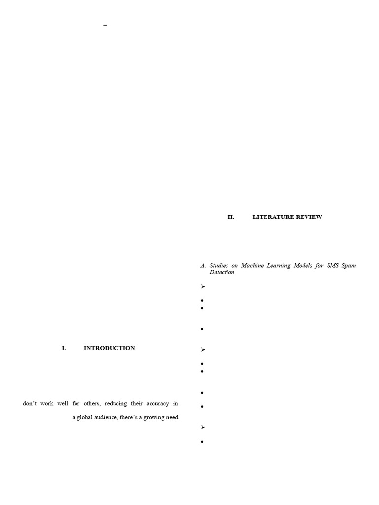 Spam Detection Using Large Datasets With Multilingual Support Pdf Machine Learning