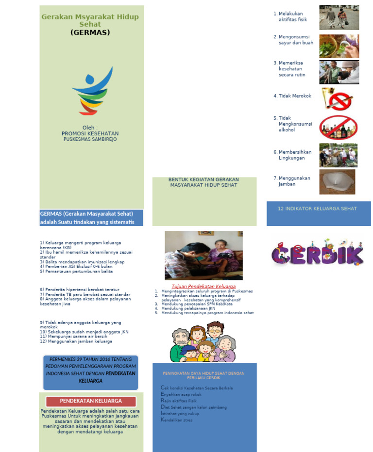 Leaflet Germas | PDF