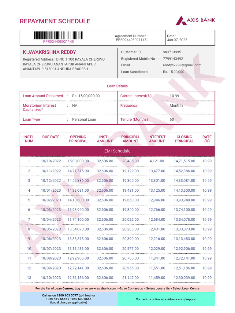 Axis - 07 01 2025 16 37 32 | PDF | Loans | Liability (Financial Accounting)
