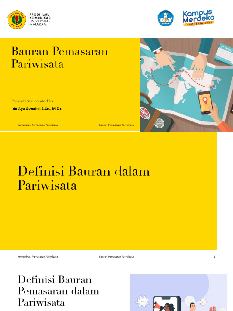 12. Bauran Pemasaran Pariwisata | PDF