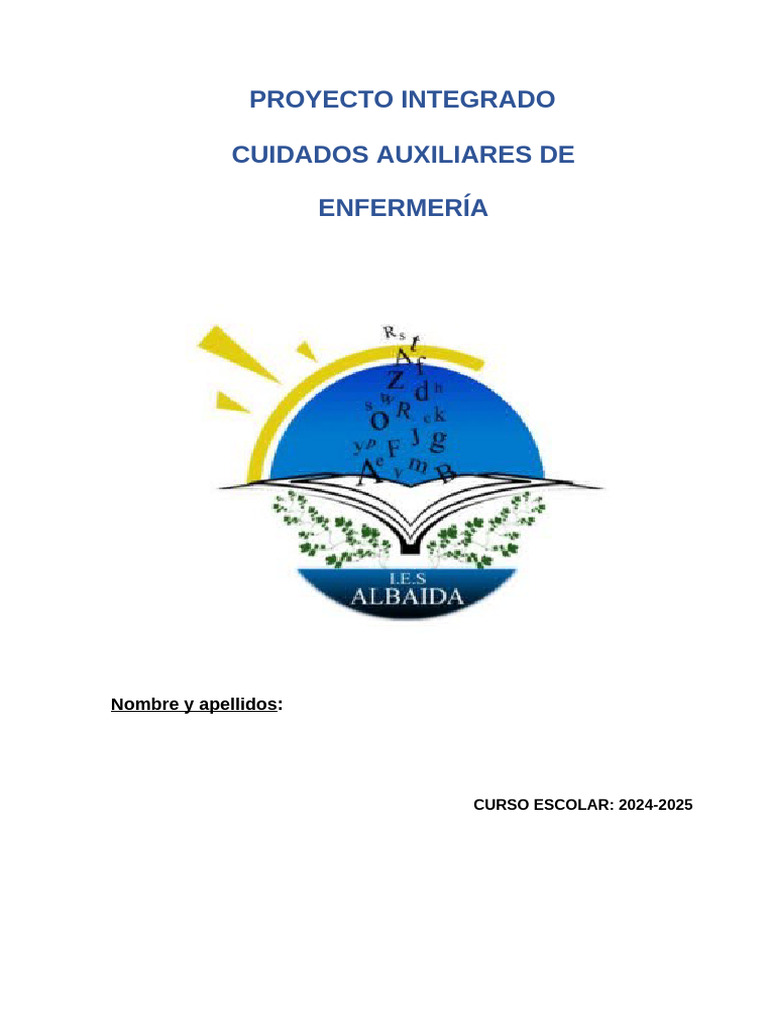 Portada Proyecto Integrado 2024-25 | PDF