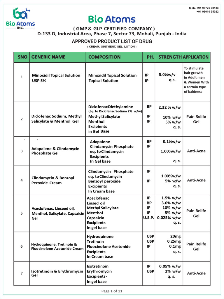 Approved Drug Product List | PDF | Topical Medication | Chemical Substances