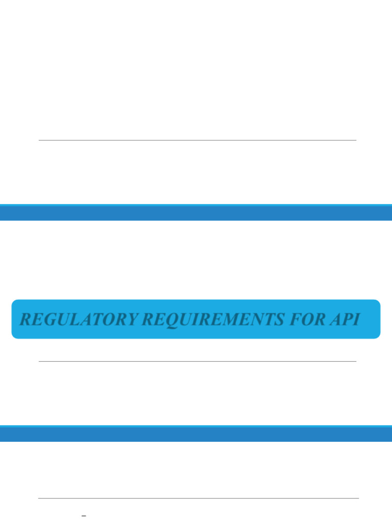 Regulatory Requirements For API and Biologics | PDF | Biopharmaceutical ...