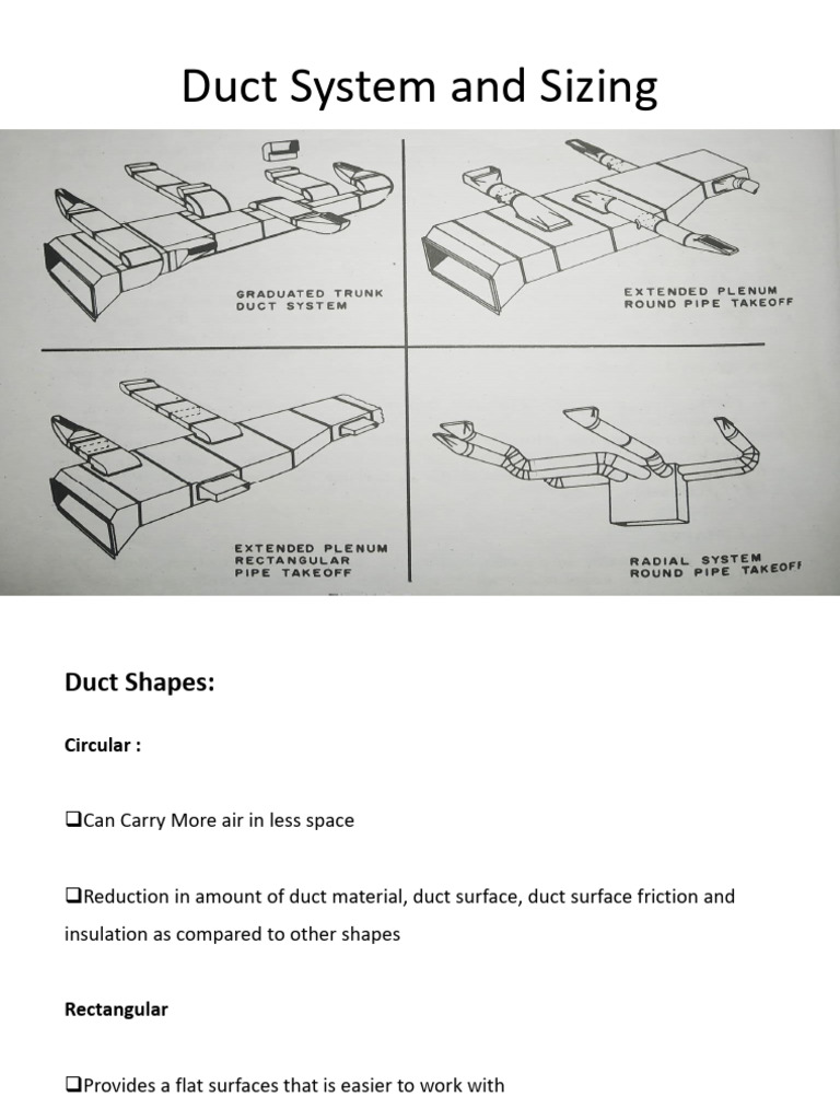 Ducts Layout and Sizing | PDF