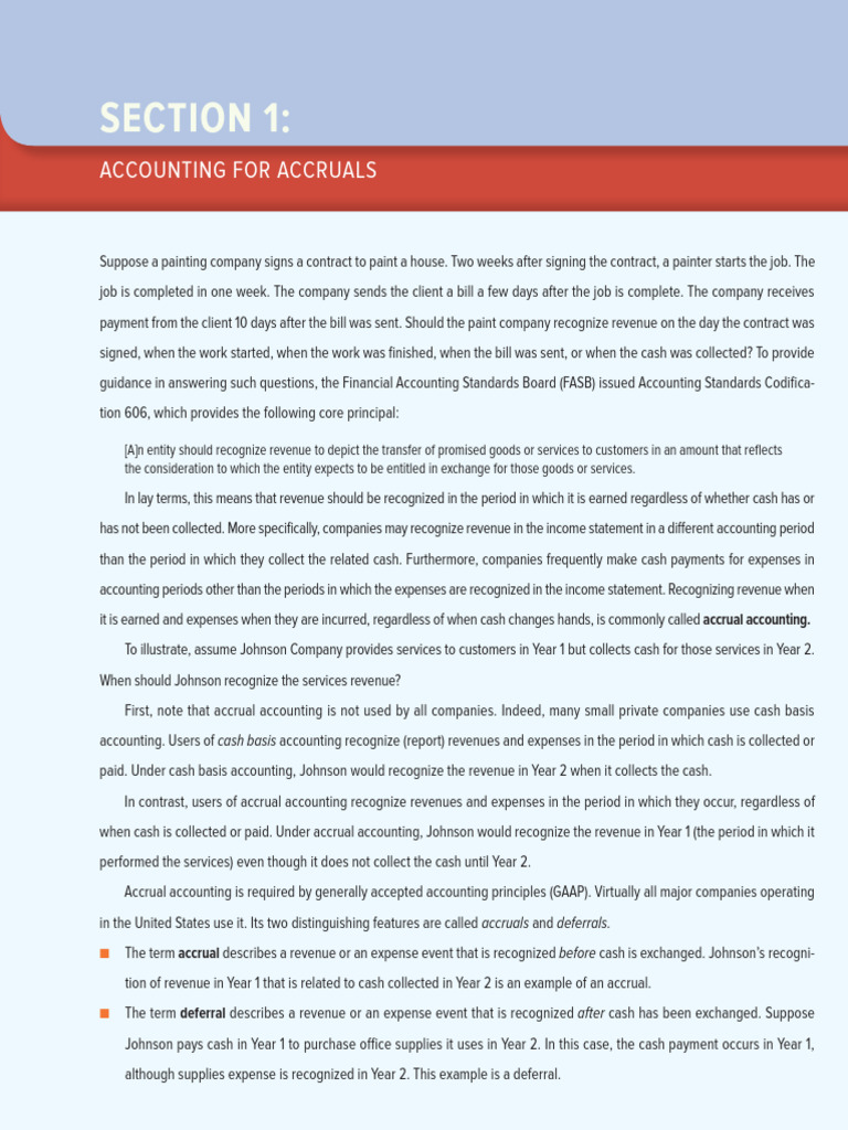Exam Prep Reading 2 - Accounting for Unearned Revenue, Prepaid Expenses ...