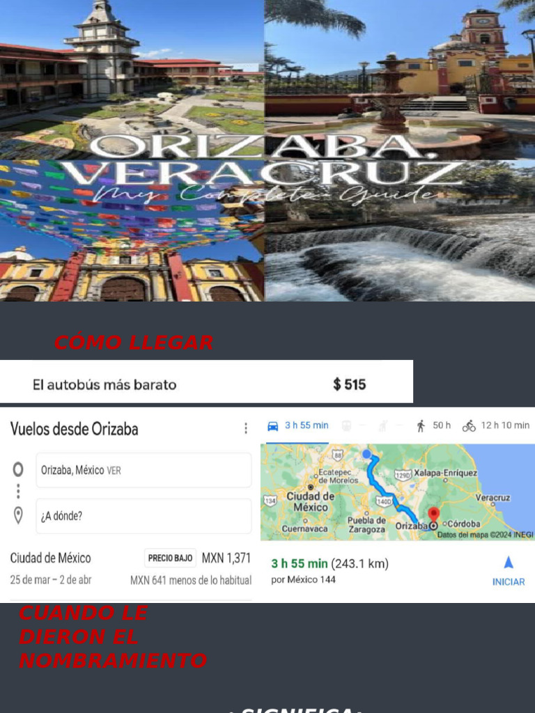 Atractivos Turísticos en Orizaba | PDF