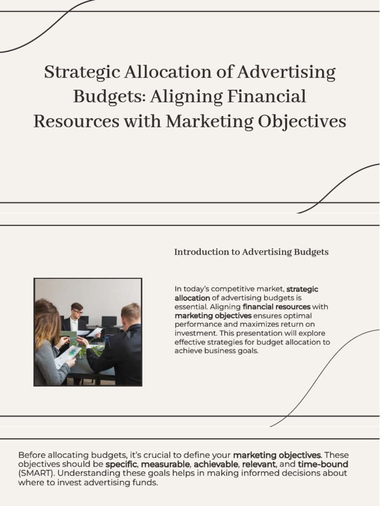 Advertising Budget Allocation Strategies | PDF | Advertising | Marketing