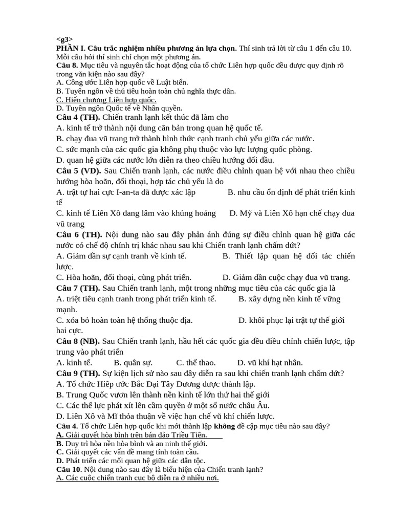 12 Đề Cương Gki 24 25 | PDF