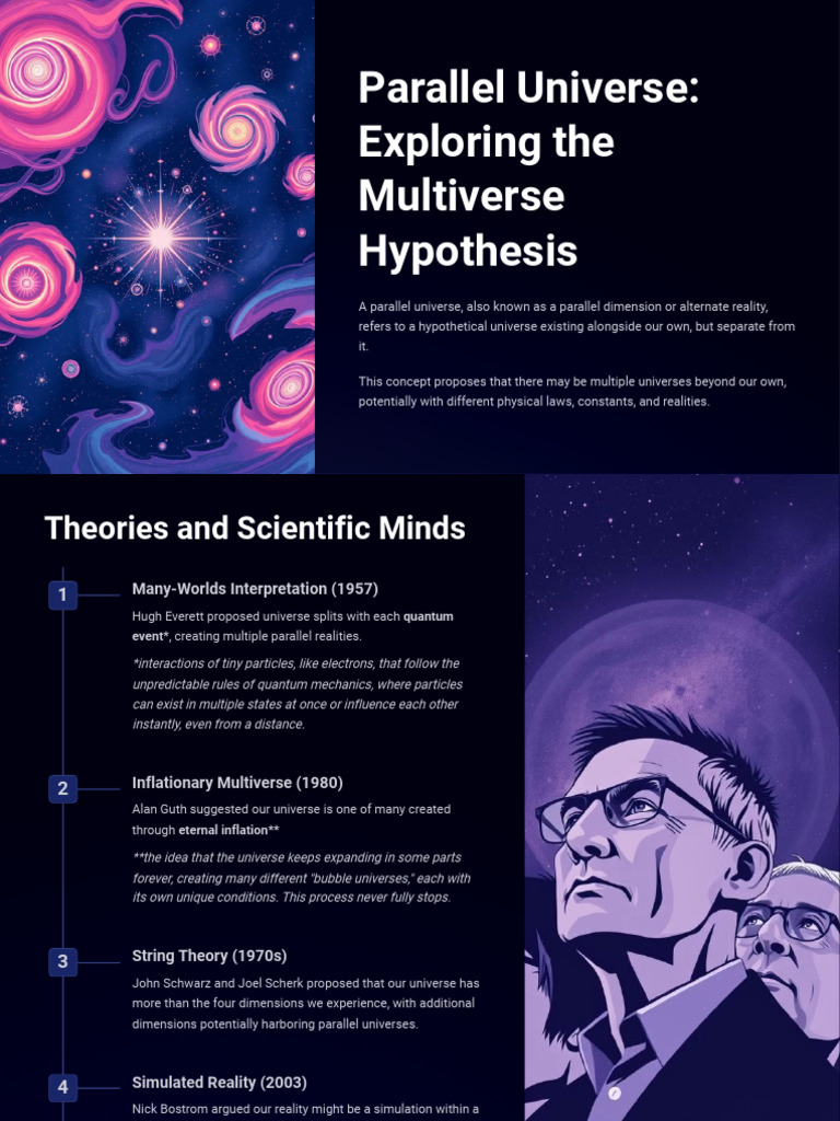 Exploring Parallel Universes Theory | PDF | Multiverse | Universe