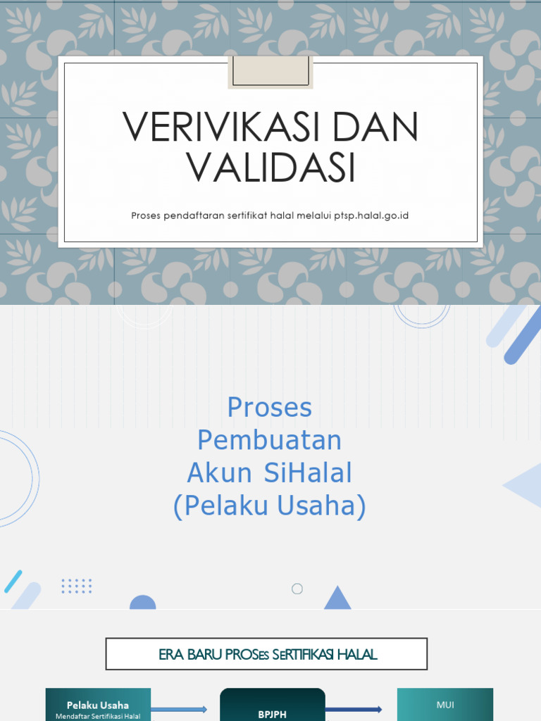 Materi Verifikasi dan validasi | PDF