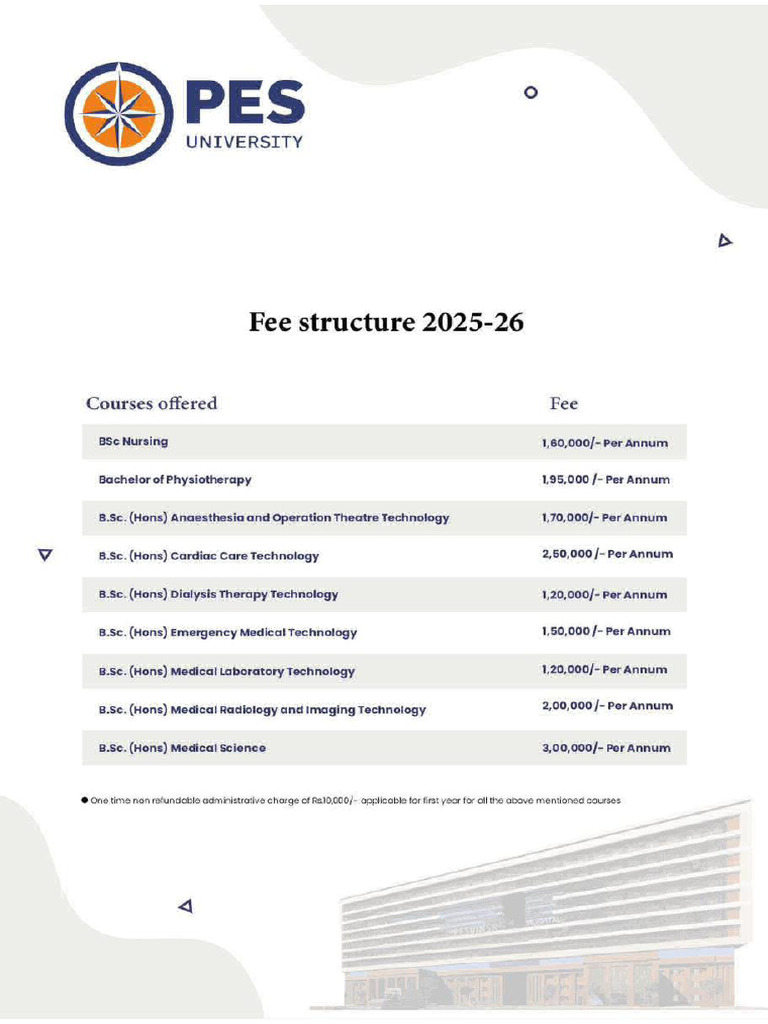 Pes University Electronic City Campus | PDF