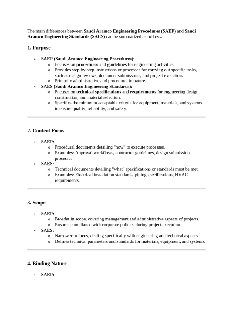SAEP vs SAES: Key Differences Explained | PDF | Specification ...