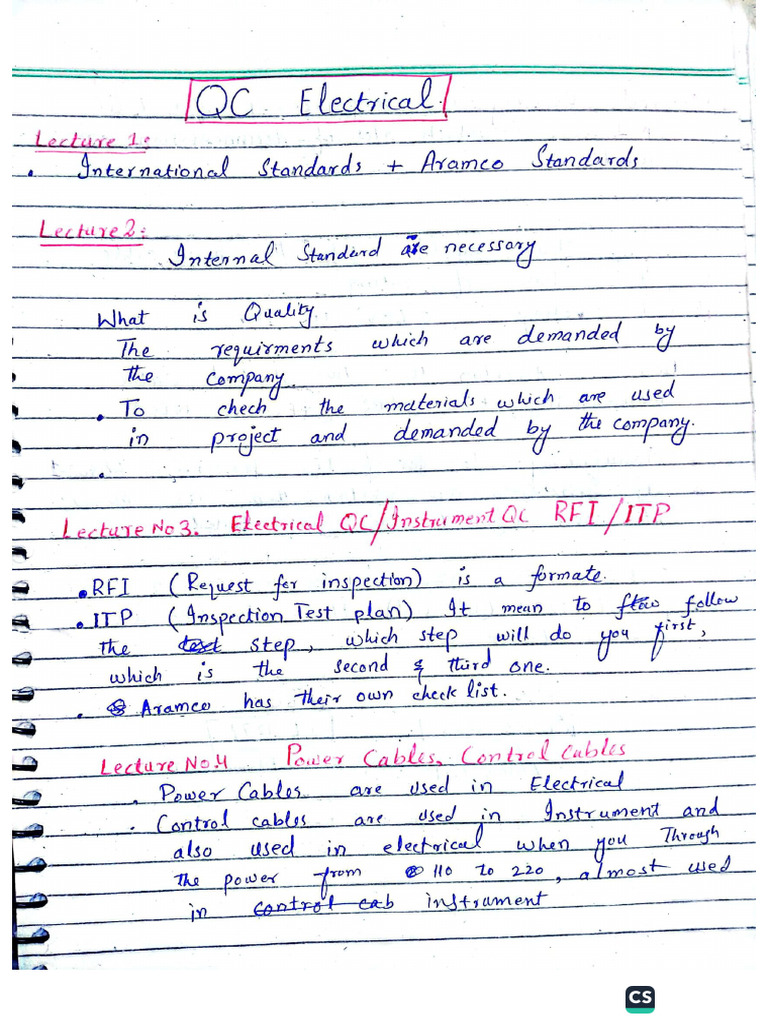 Hand Written Notes 2 | PDF