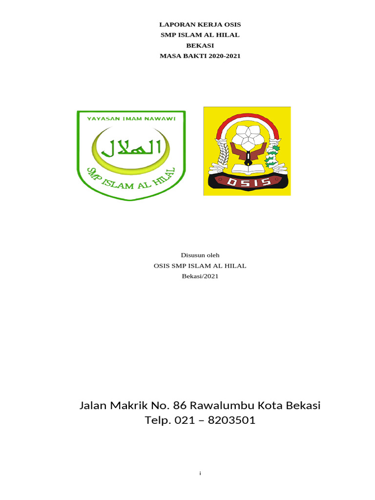 6.2 Laporan Kegiatan Osis 2020-2021 | PDF