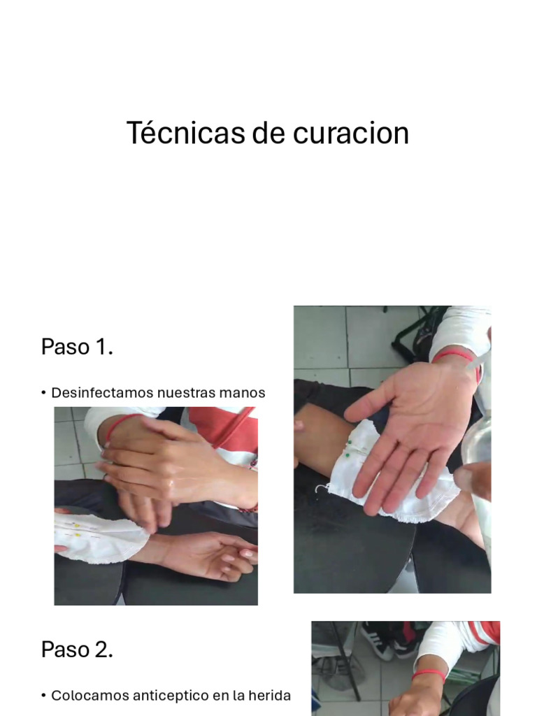 Técnicas de Curación de Heridas | PDF